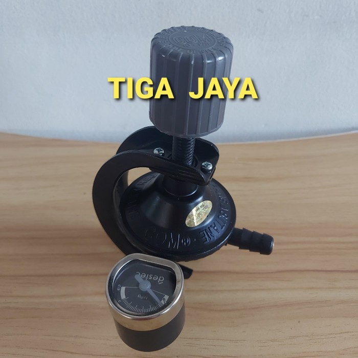 Jual Regulator Gas LPG Destec 201 M +Meter Karya Muda Homeware | Shopee ...