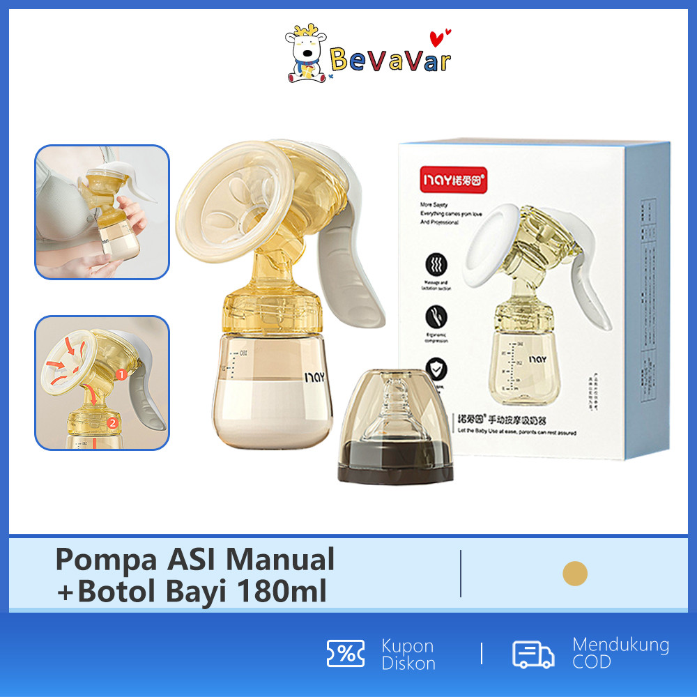 Jual BEVAVAR Pompa ASI Manual Pumping Asi Manual Portabel Hisap Kuat ...