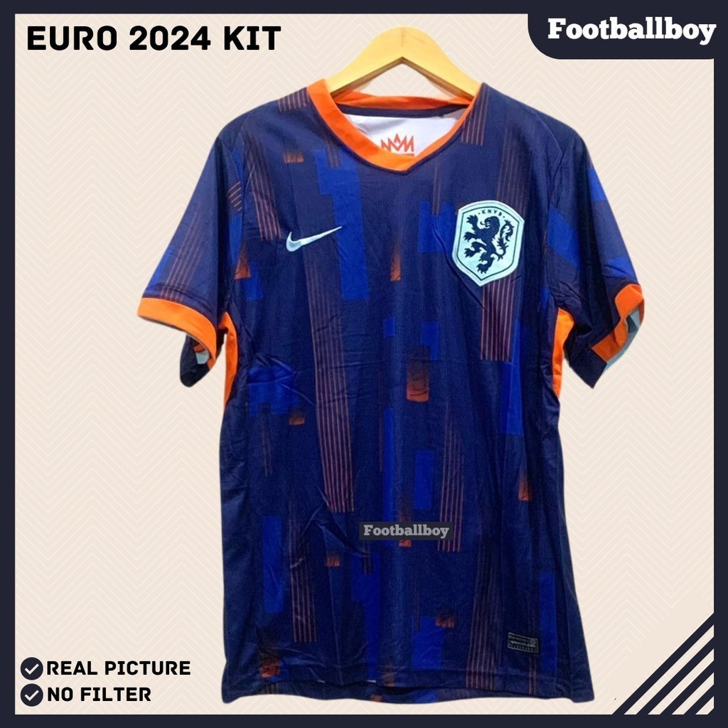 Jual JERSEY BAJU BOLA TIMNAS NETHERLANDS BELANDA HOLLAND AWAY EURO 2024 ...