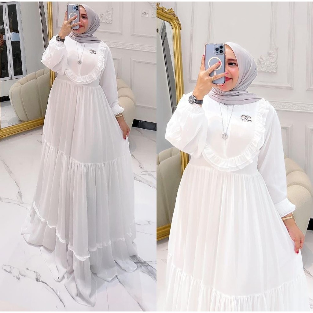 Jual GAMIS POLOS REMPEL WANITA BUSUI SIMPEL GAMIS CRINKLE MUSLIM ...