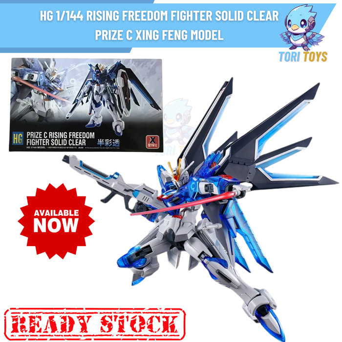 Jual HG 1/144 Rising Freedom Fighter Solid Clear Price C Robot Xing Feng Model STTS 909 | Shopee ...