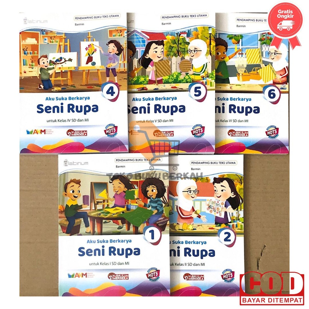Jual Platinum Buku Seni Rupa Kelas 1 2 3 4 5 6 SD/MI Kurikulum Merdeka Penerbit Tiga Serangkai ...