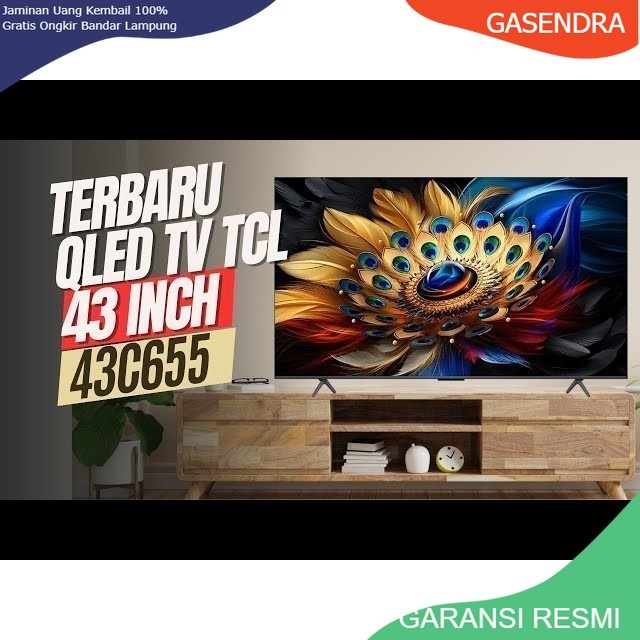 Jual TCL 43C655 QLED PRO 4K UHD 43 Inch Smart Google TV garansi resmi | Shopee Indonesia