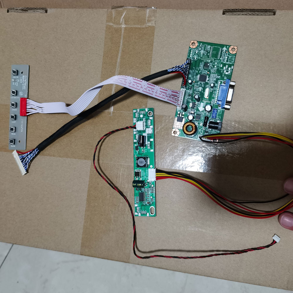Jual LCD Controller Board DIY Kit VGA (RT2270C)Driver LVDS Inverter ...