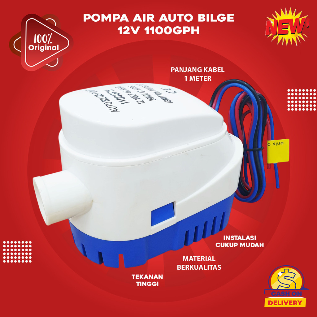 Jual Pompa otomatis kuras air kapal pompa sedot kencang pompa air celup ...