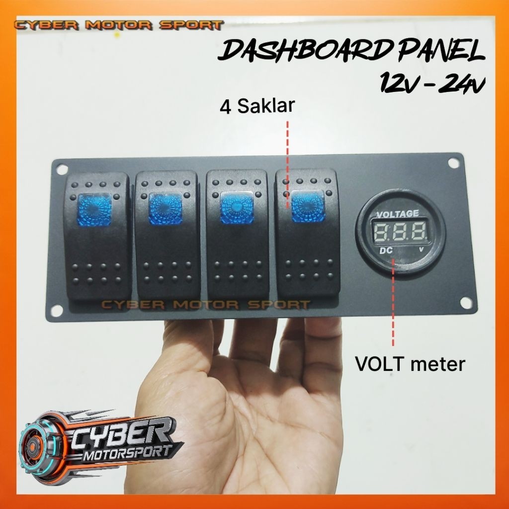 Jual Dashboard panel mobil universal 12volt 24volt interior panel ...