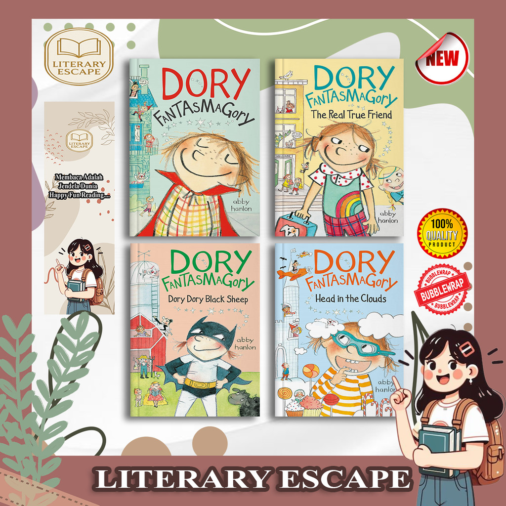 Jual Dory fantasmagory ( 5 Book Series ) By Abby Hanlon (English ...