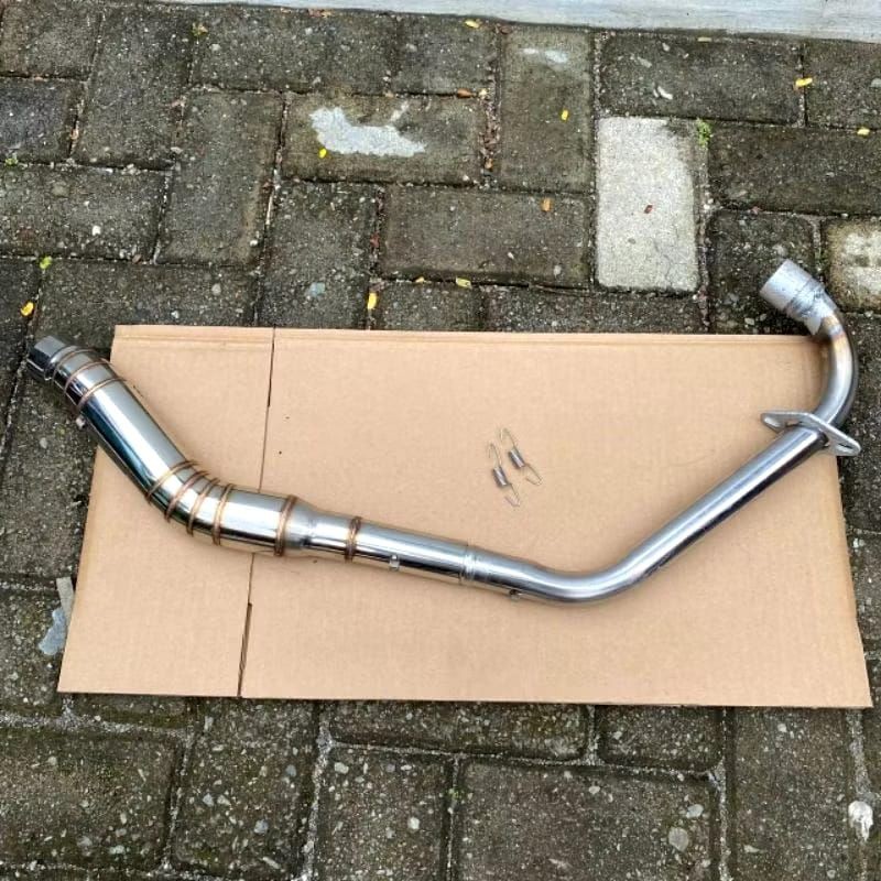 Jual Open pipe 51mm Big elbow pipe skygo 125/150/175 Tmx 125/155 Tmx ...
