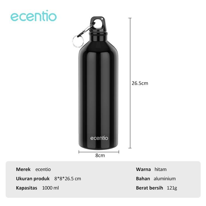 Jual ecentio botol minum sport botol air /750ml-1000ml Tumbler Sports ...