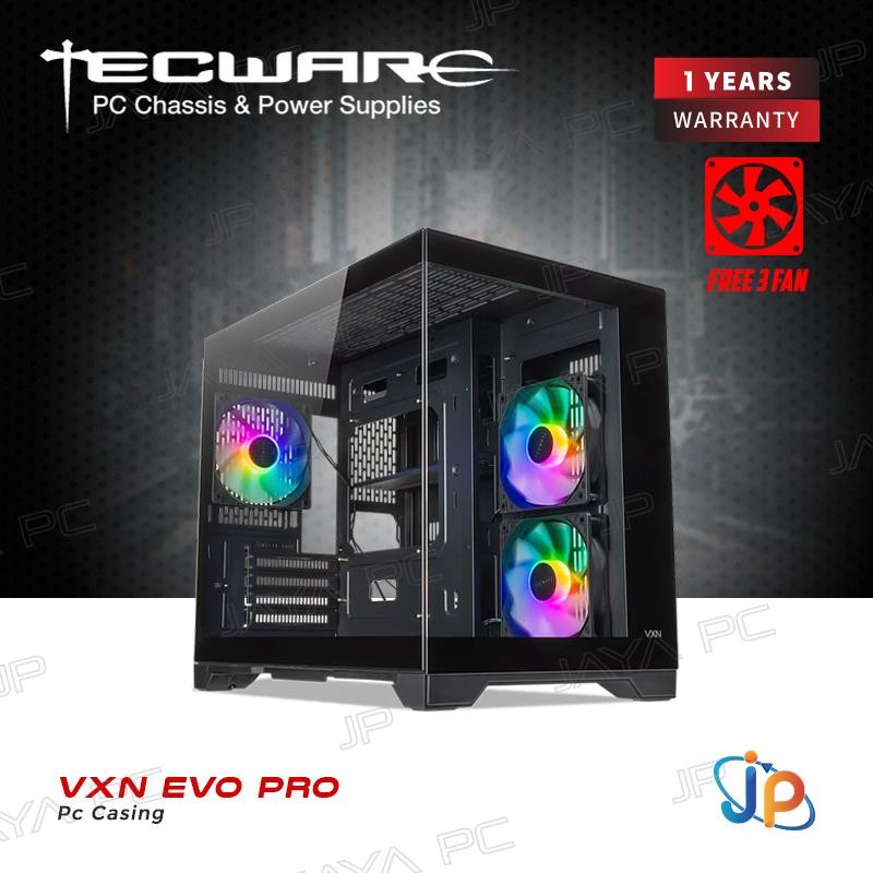 Jual Tecware VXN EVO PRO Case - Tempered Glass Casing | Shopee Indonesia