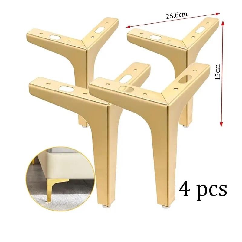 Jual 4pcs DIY Replacement Sofa Feet Metal Legs for Furniture Modern ...
