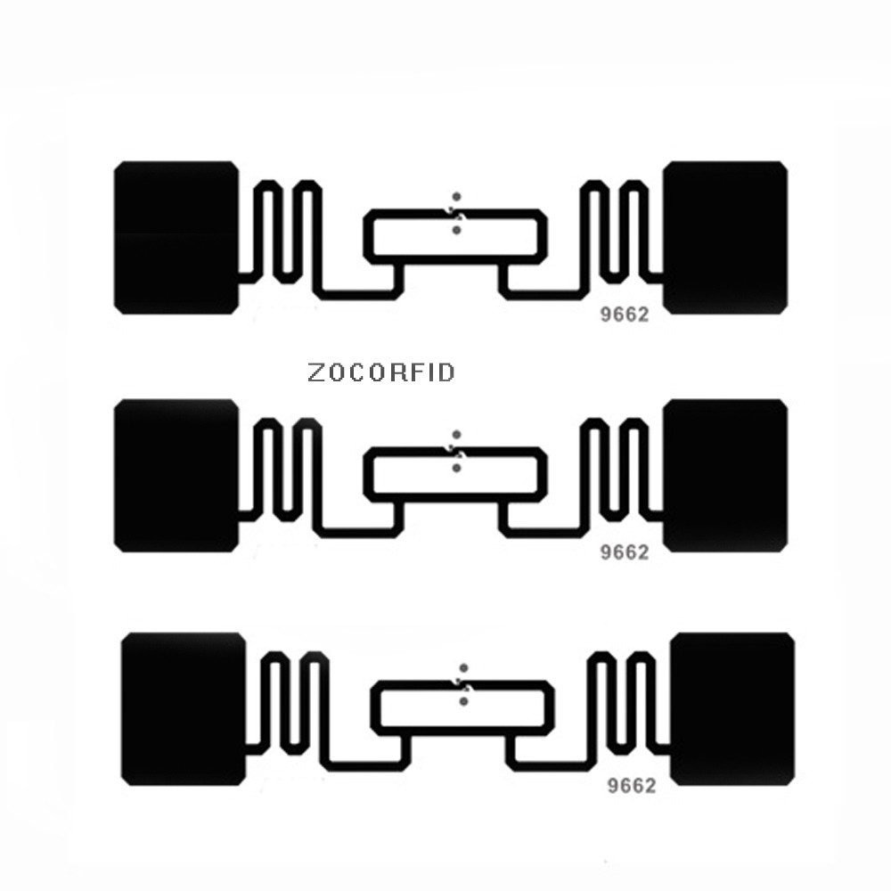 Jual 1000PCS/Roll 9662 UHF RFID Sticker ISO18000-6C(6B) H3 860-960MHZ ...