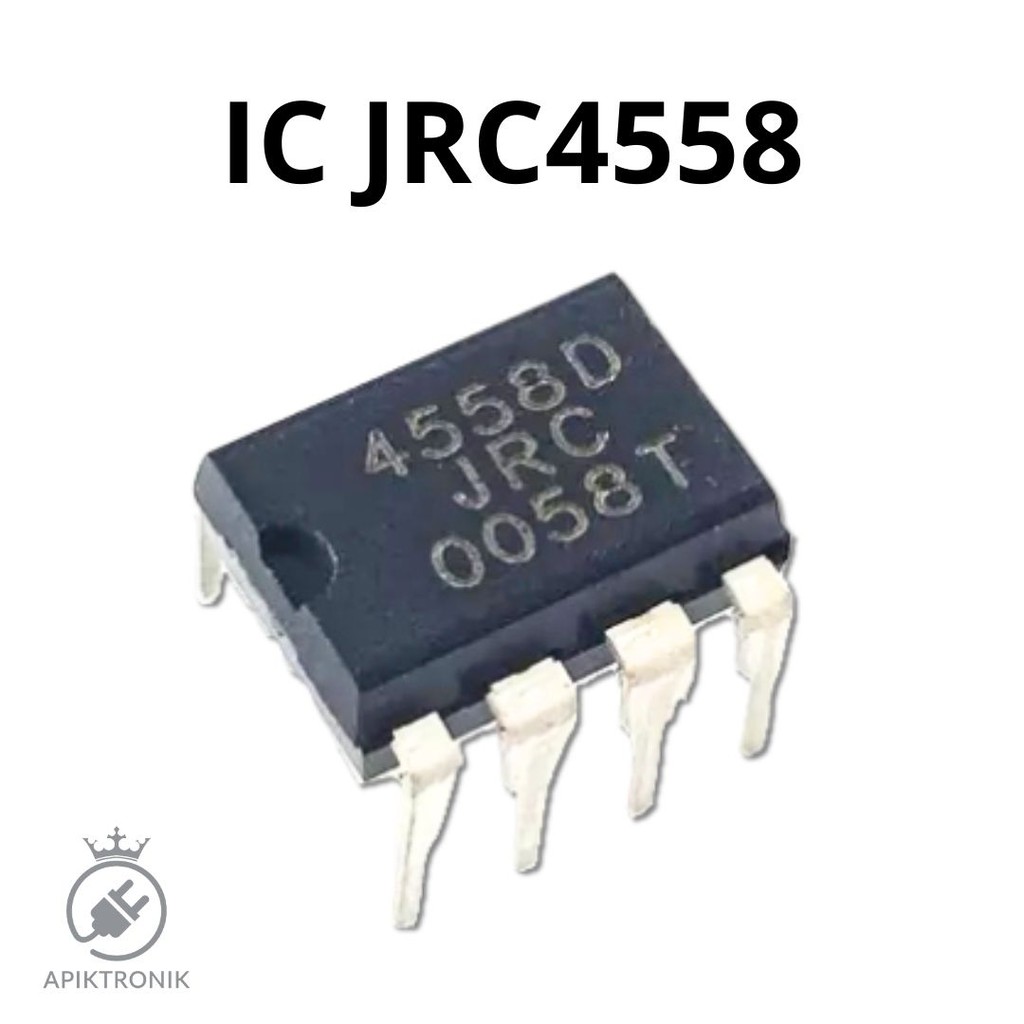 Jual IC 4558 JRC4558 Original - Op-Amp Dual Channel Low Noise | Shopee ...