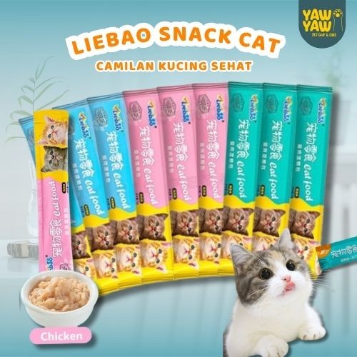 Jual Liebao Creamy Treat Snack Kucing Libao Camilan Kucing Ishtar ...