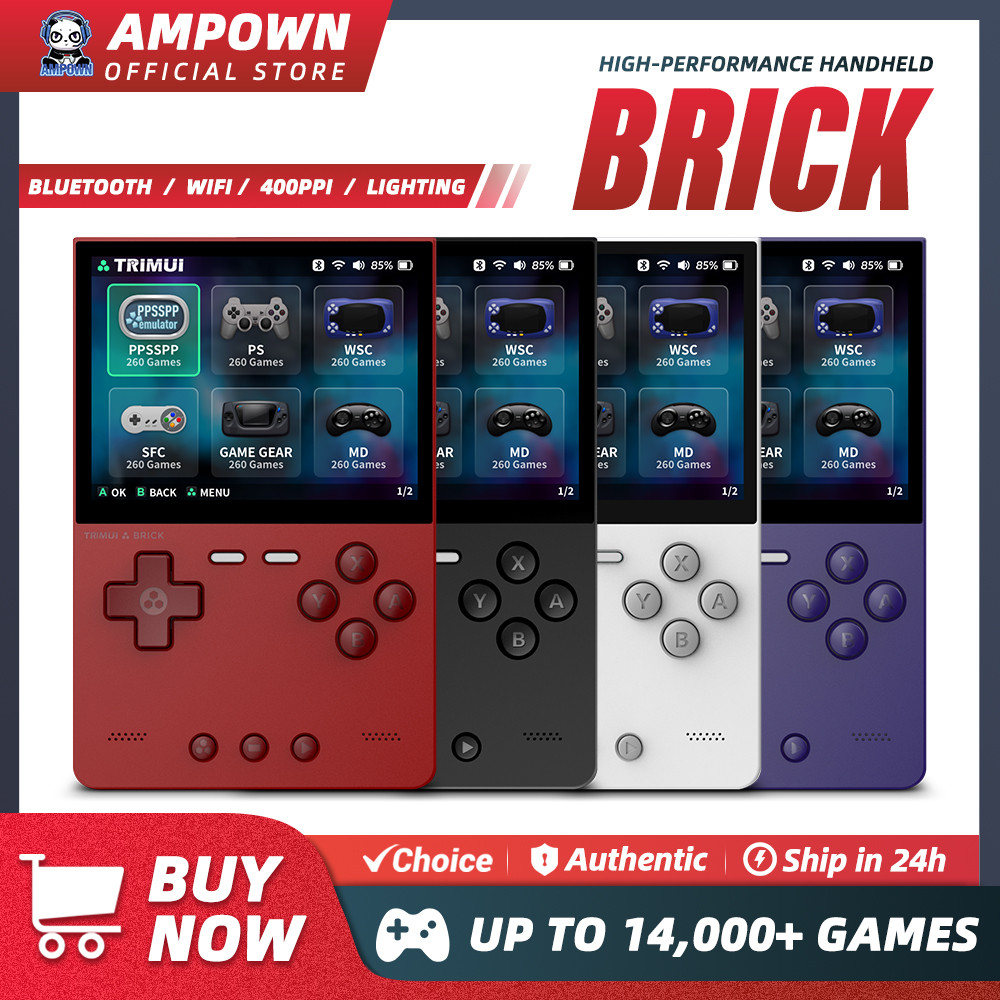 Jual TRIMUI BRICK Handheld Game Console 3.2'' IPS Screen Linux System ...