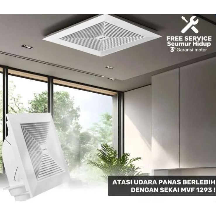 Jual Exhaust Fan Ceiling 12 inch Sekai MVF-1293 Exhaust plafon | Shopee ...
