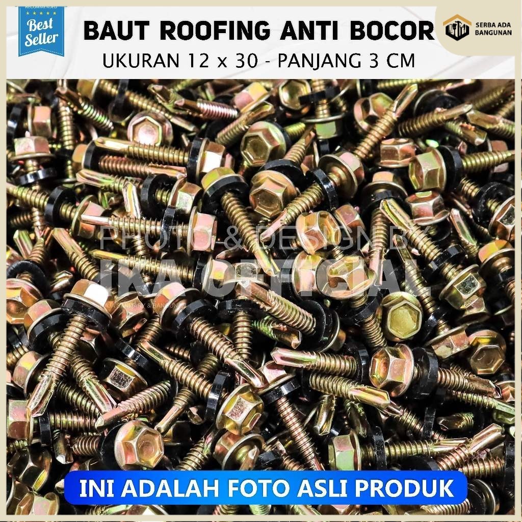 Jual SAB Baut baja ringan l baut Skrup Baja Ringan 12 x 30 (3cm) Harga ...