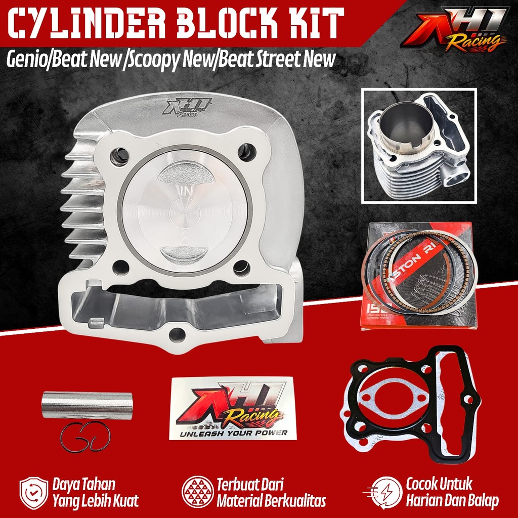 Jual Boring Block Blok Seher Bore Up Genio New Beat Deluxe Street ...
