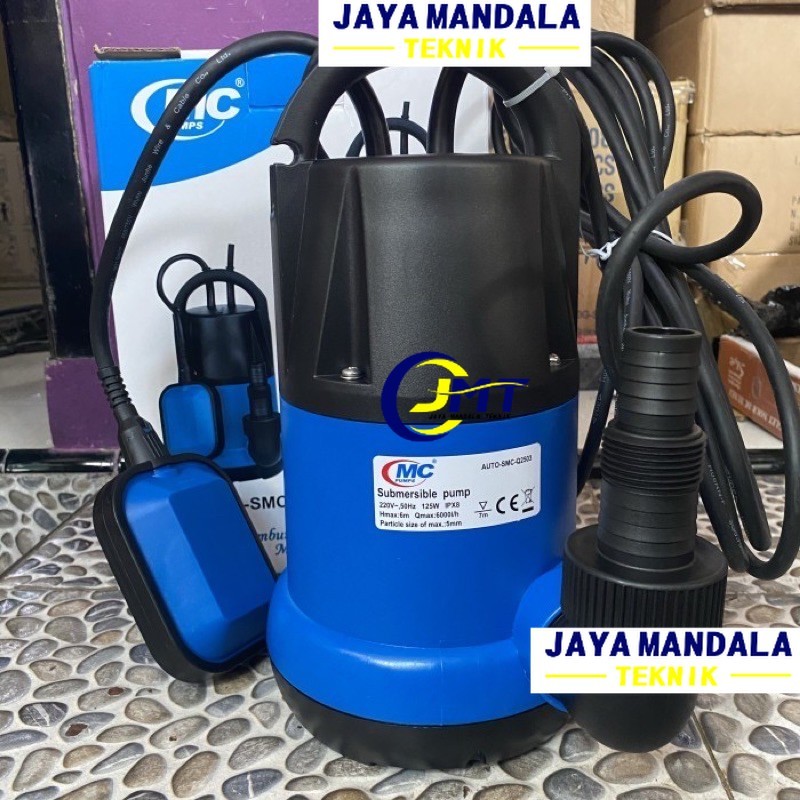 Jual pompa celup kolam otomatis 125 watt MC pump SMC-Q2503 Pompa Air ...