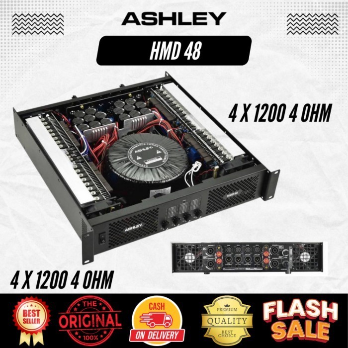Jual Power 4 Channel Ashley HMD 48 Original Produk | Shopee Indonesia