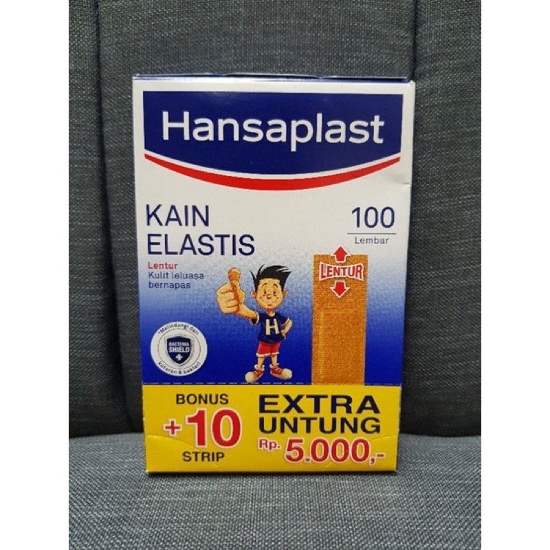 Jual Hansaplast Plester Luka Kain Kotak Box isi 100 + EXTRA 10 110 100 ...