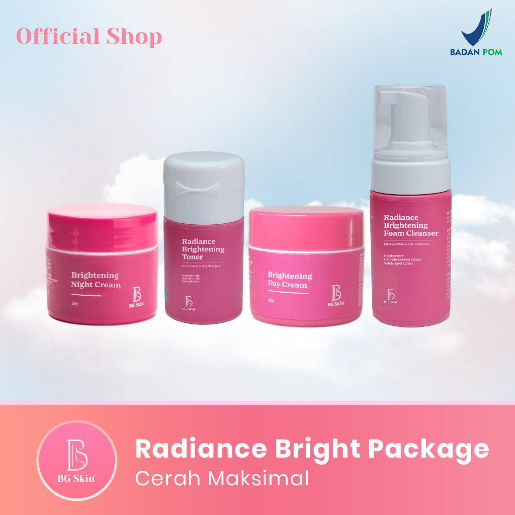 Jual BG Skin All Paket Perawatan Wajah Lengkap/BG Skin Paket Radiance ...