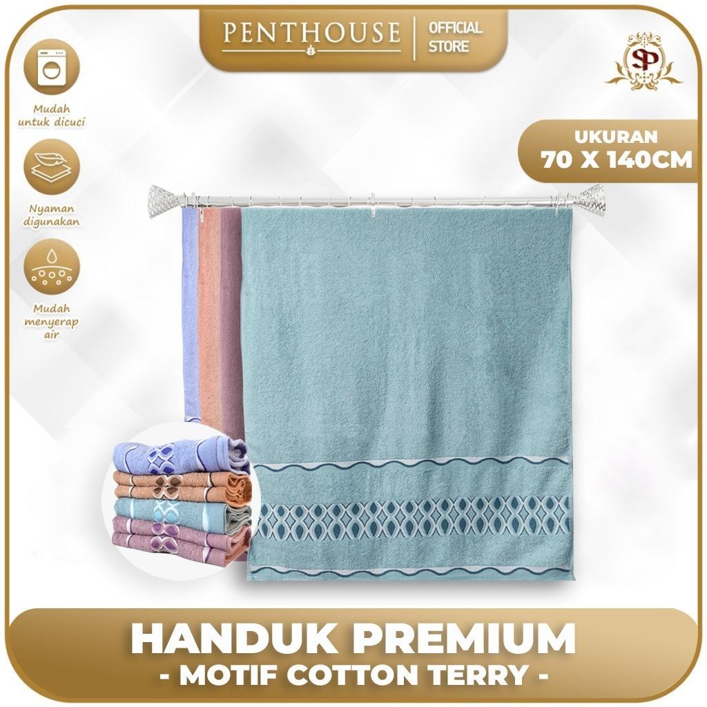 Jual Handuk Mandi PENTHOUSE Premium Dewasa Ukuran 70X140 Cotton Lembut ...