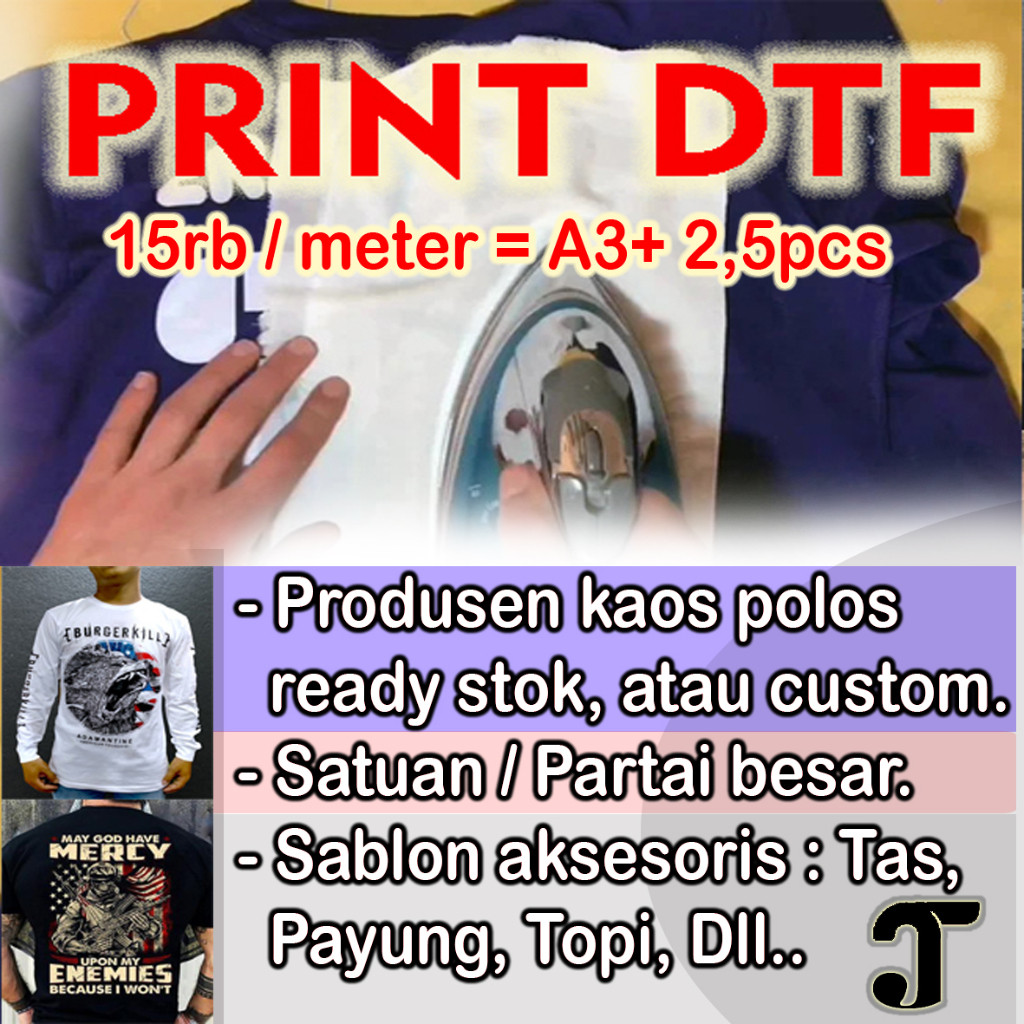 Jual Zavix Jasa cetak print DTF sablon satuan meteran kualitas premium termurah salsabila custom ...