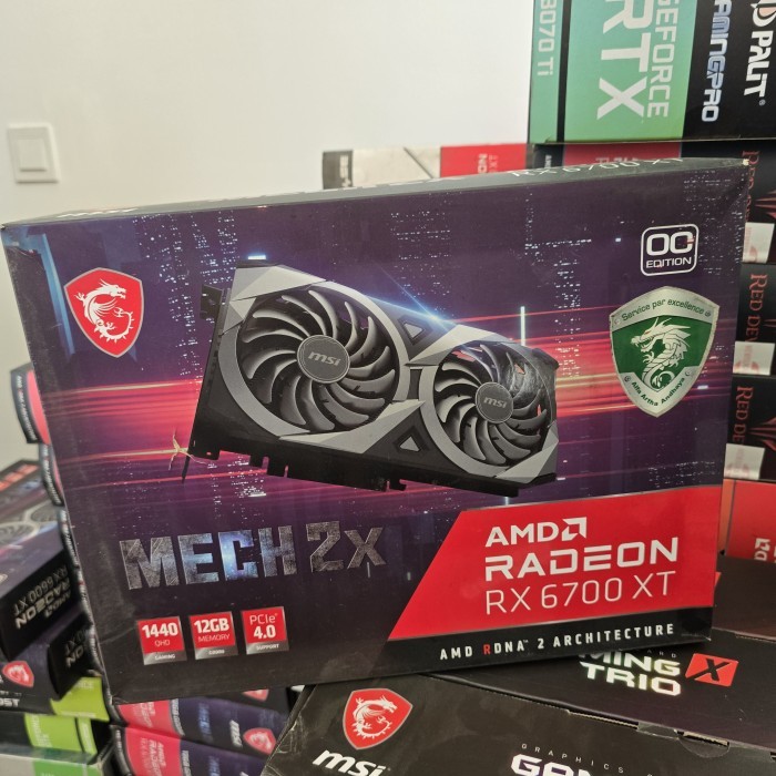 Jual BOX VGA MSI RX 6700 XT MECH 2X 12GB GDDR6 | Shopee Indonesia