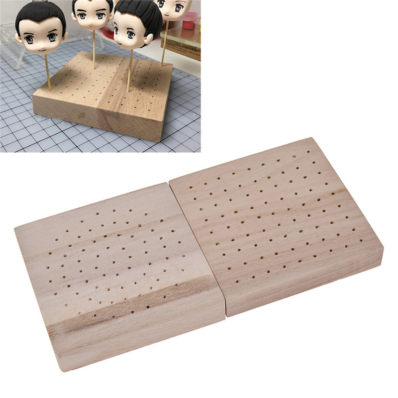Jual Wooden Pottery Clay Base Plug Board Modeling Tools Accessories For ...