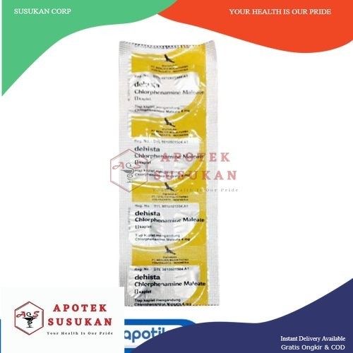 Jual DEHISTA 4 MG STRIP 10 KAPLET OBAT GATAL ALERGI | Shopee Indonesia