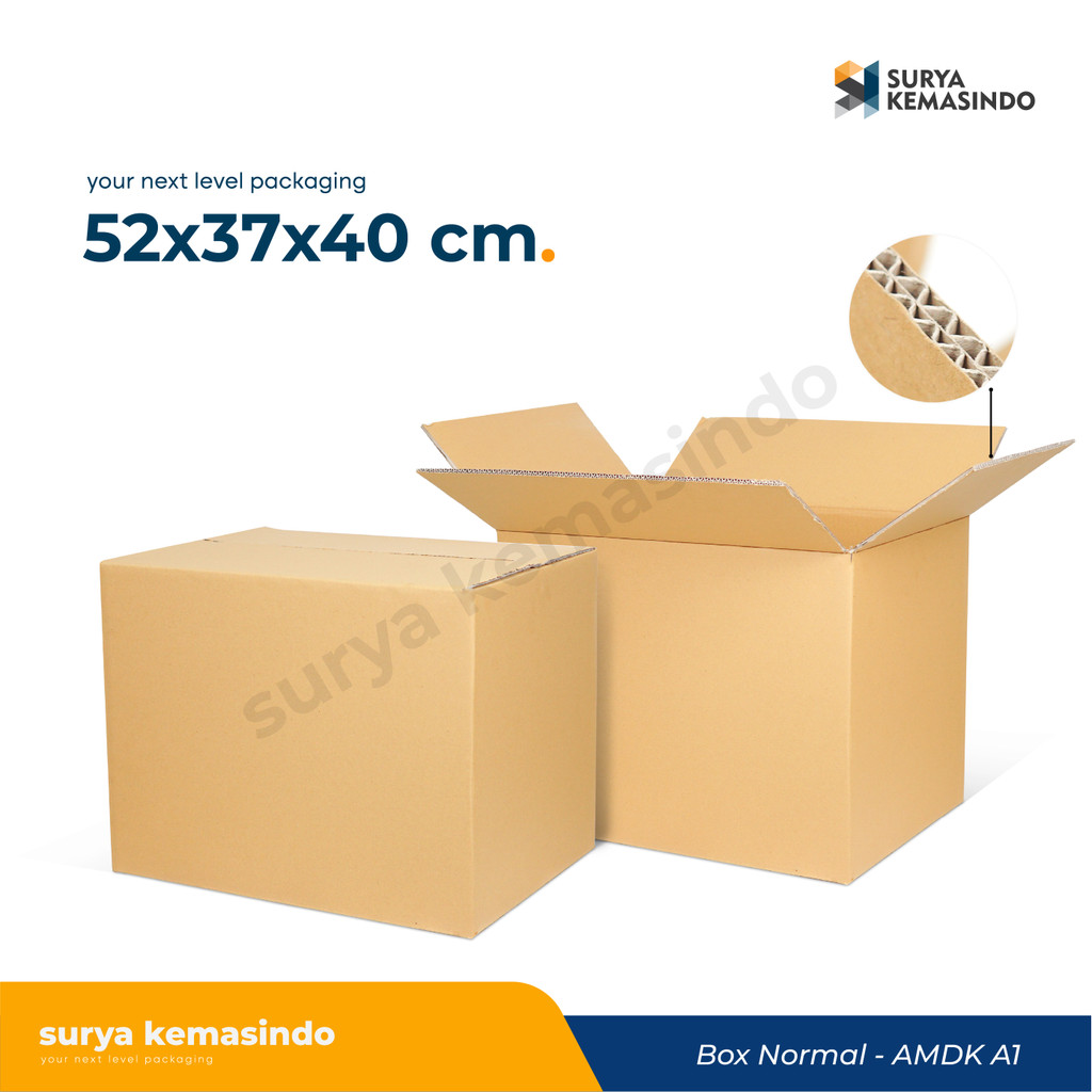 Jual Box 52x37x40 Doublewall (HBR BESAR) Kardus/Kemasan/Kotak/Packaging ...