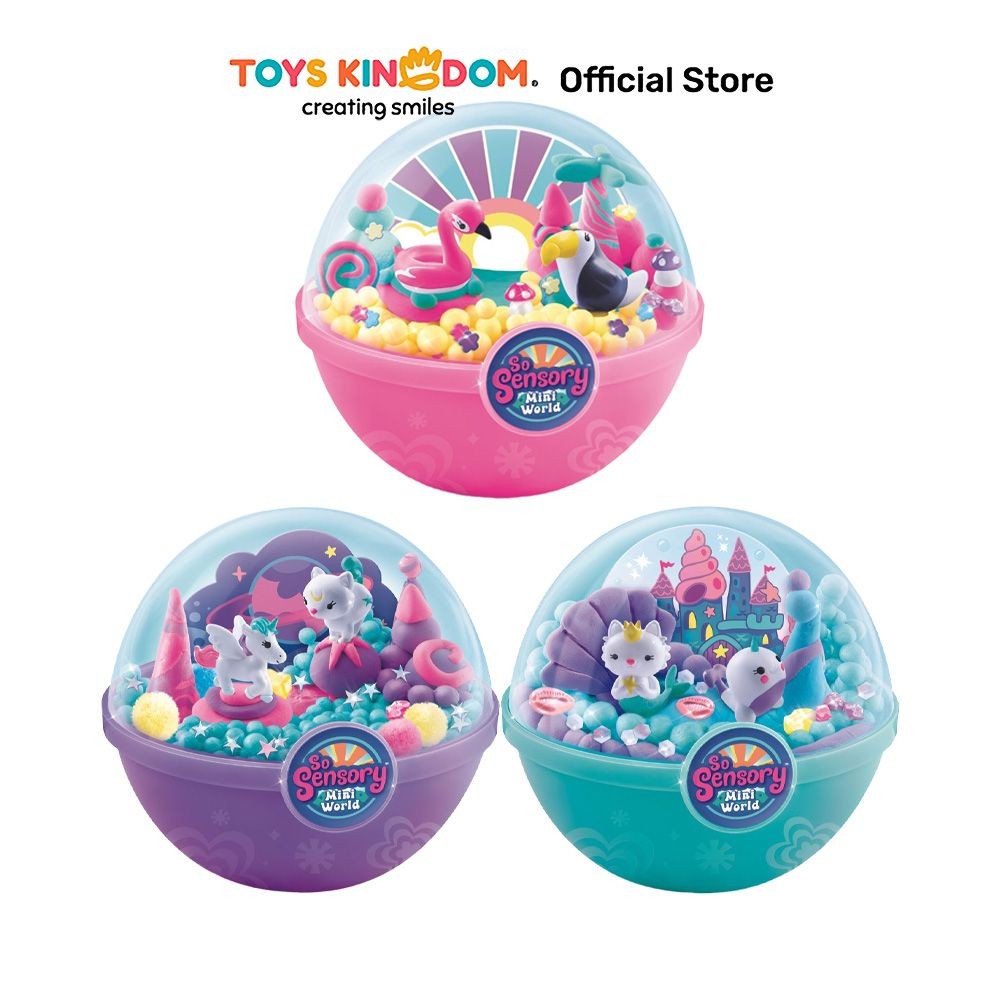 Jual Toys Kingdom Canal Toys So Sensory Mini World Surprise Ball Sen003 ...