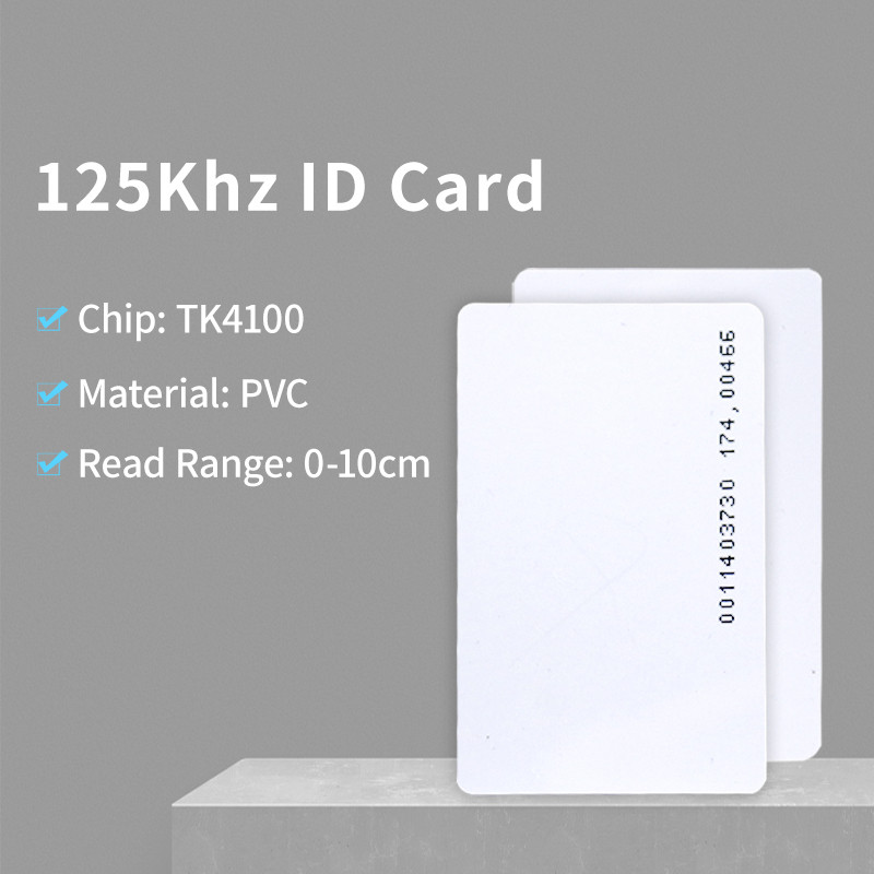 Jual 10pcs TK4100 125kHz RFID Cards RFID Proximity ID Cards Token Tag ...