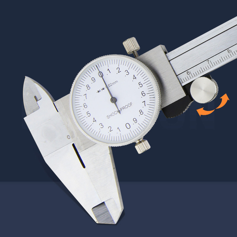 Jual Vernier Caliper With Meter Dial Calipers Metal gauge Micrometer ...