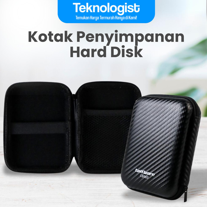 Jual Taffware Hardcase HDD Case 2.5 inch Case Multifungsi / Kotak Penyimpanan Hard Disk HDD EVA ...