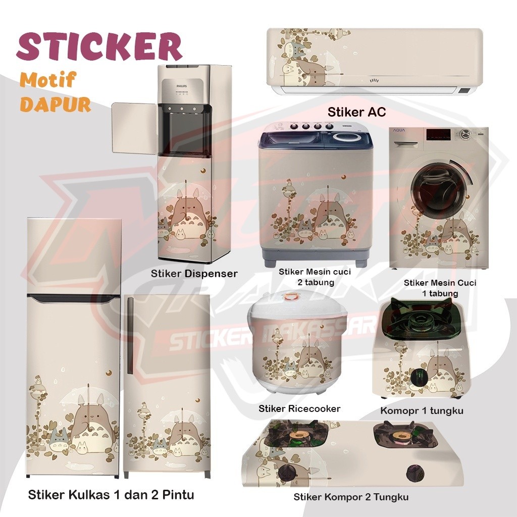 Jual Aesthetic Tabung Mata Sticker Set Stiker Kulkas Kompor Mesin Cuci ...