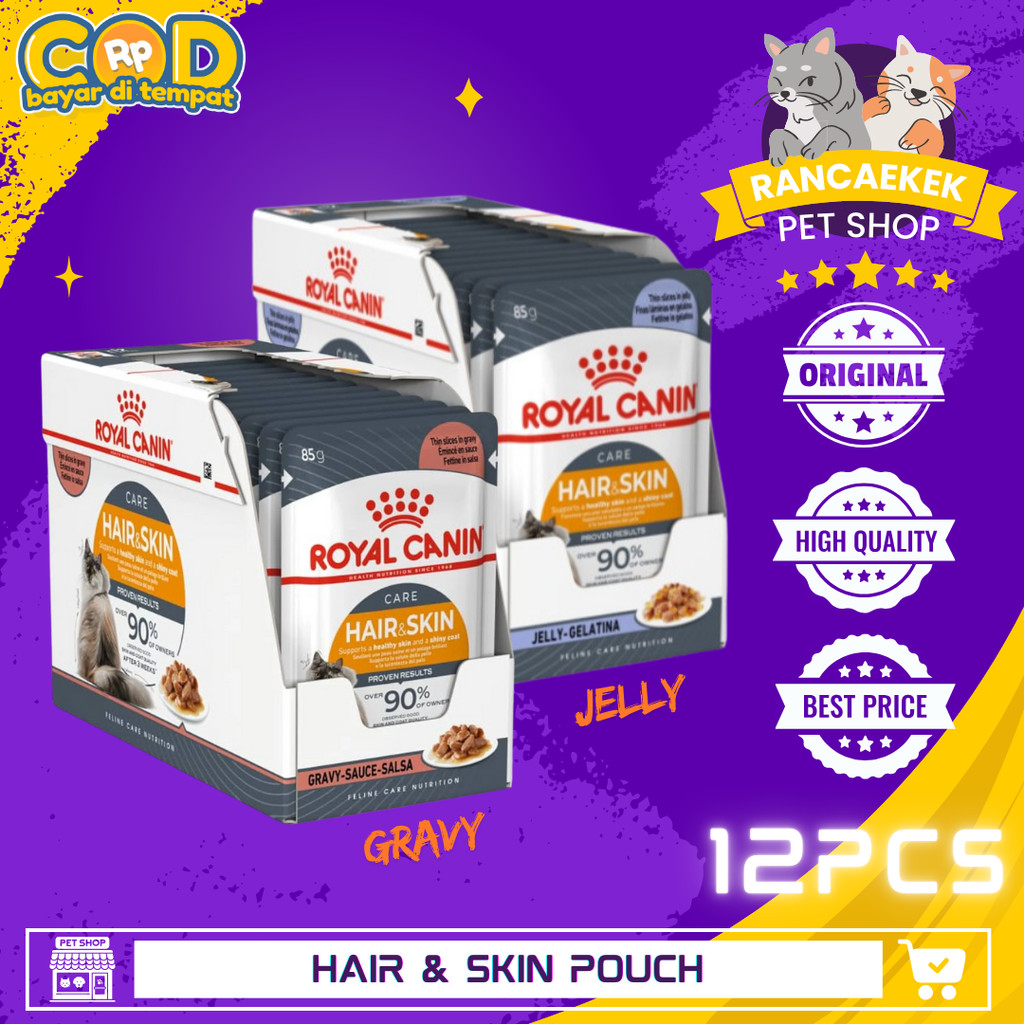Jual Royal Canin Intense Beauty hair & skin Pouch 12x85 gr 1 box ...