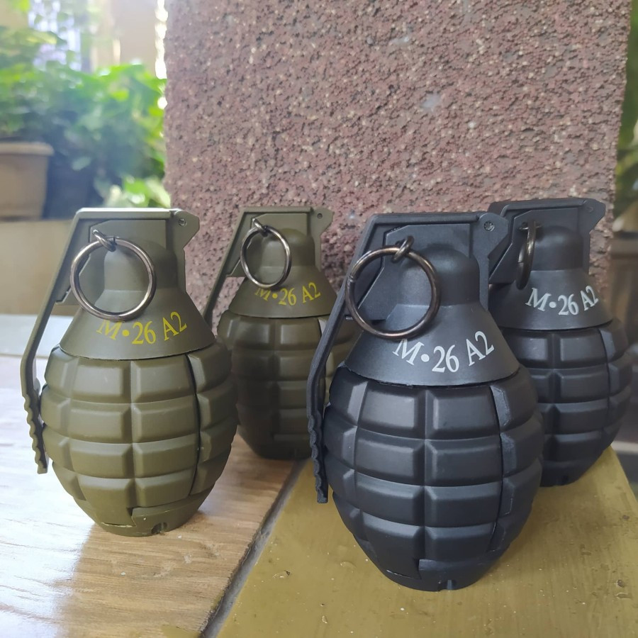 Jual QJ43BF Mainan M26/M26A2 Hand Grenade/Granat Spring (Bisa Dipakai Berkali-Kali) | Shopee ...
