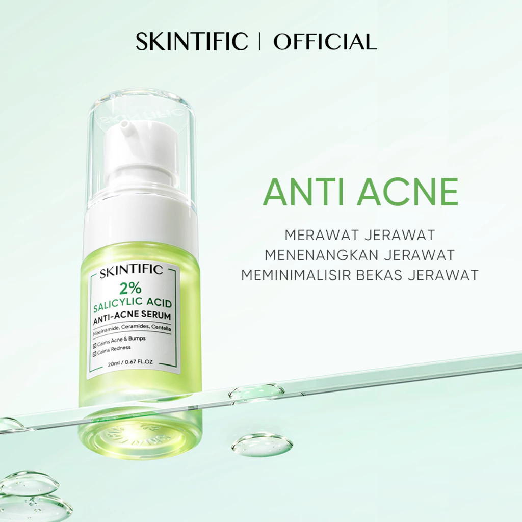 Jual SKINTIFIC - Salicylic Acid Anti Acne Serum 20ml. | Shopee Indonesia