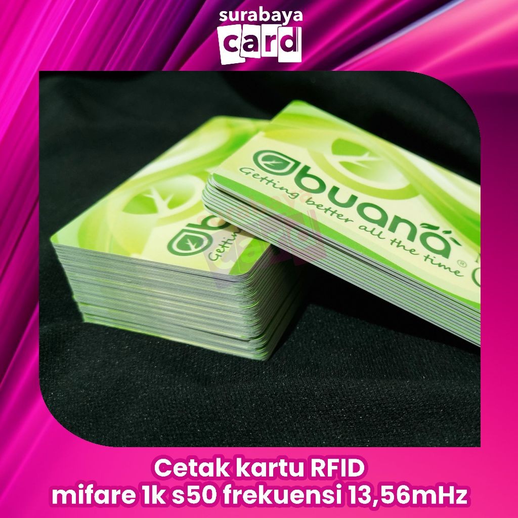 Jual Cetak kartu RFID Mifare 13.56Mhz / Proximity 125Khz / Smartcard ...