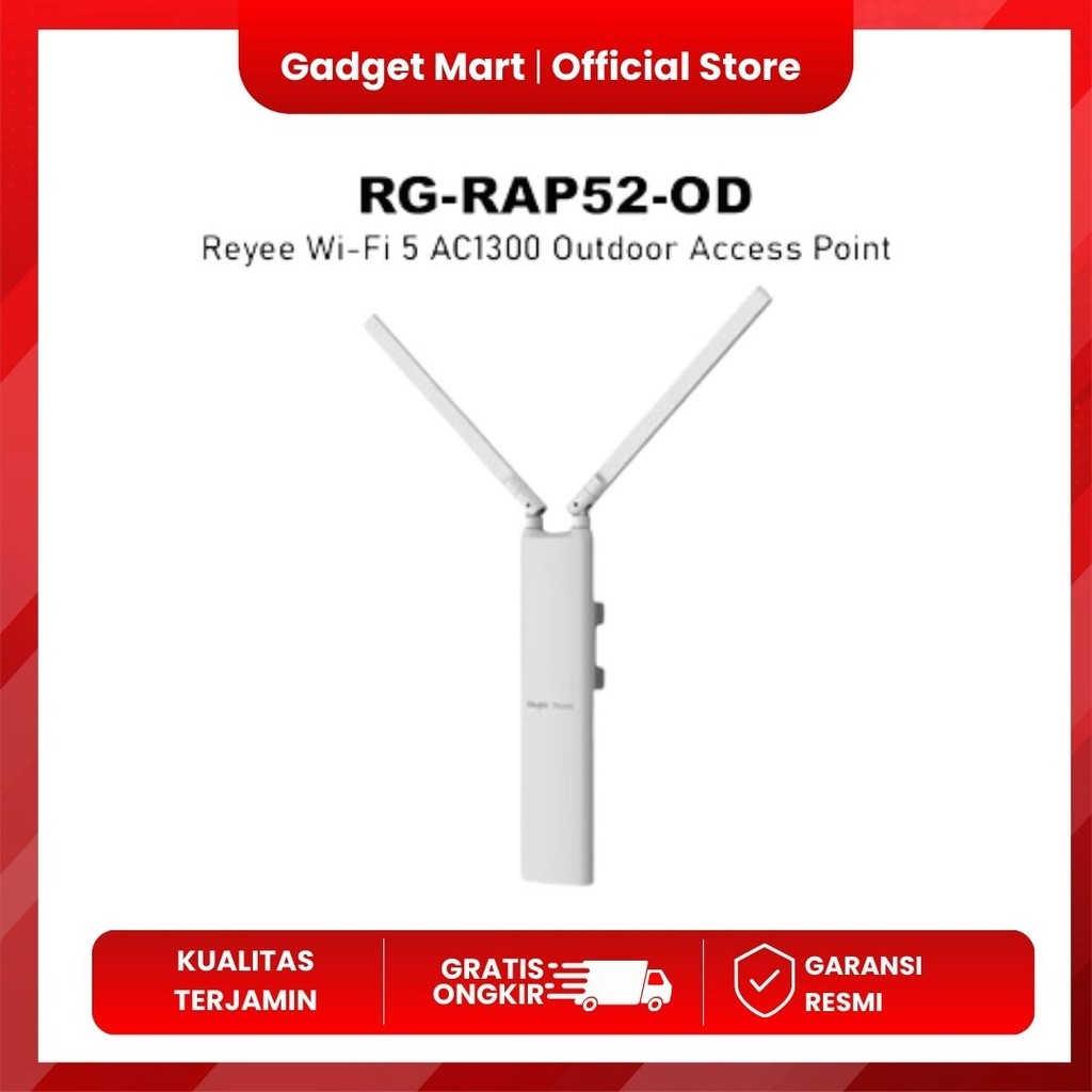 Jual RUIJIE RG-RAP52-OD Reyee Wi-Fi 5 AC1300 Dual-Band Outdoor Access Point | Shopee Indonesia