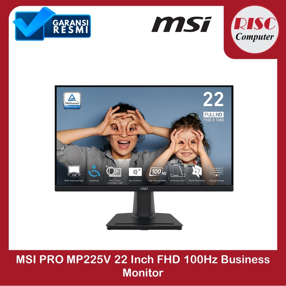 Jual MSI PRO MP225V 22 Inch FHD 100Hz Business Monitor | Shopee Indonesia