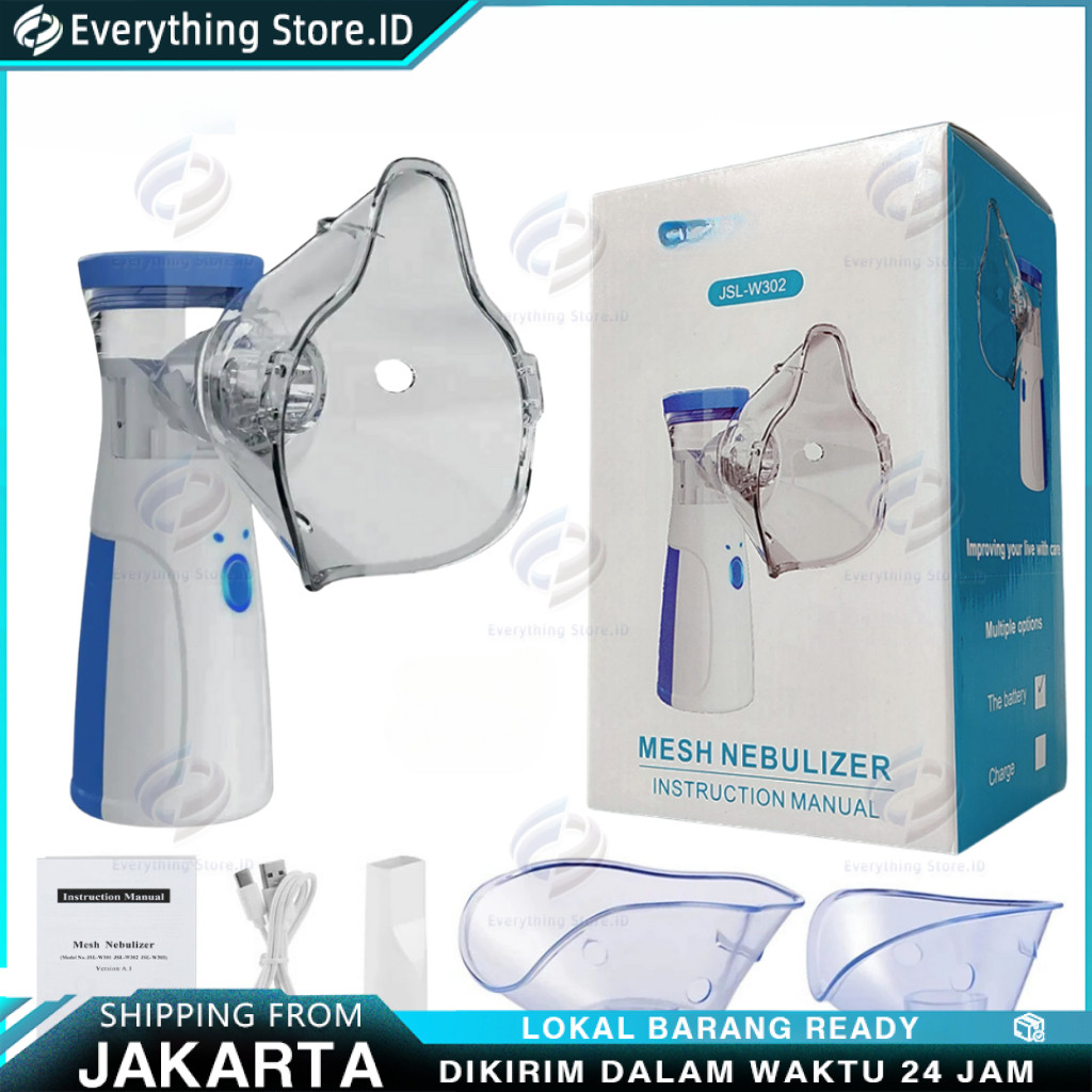Jual Portable Nebulizer Uap Alat Bantu Terapi Sakit Gangguan Sesak Napas Pernapasan Asma Anak ...