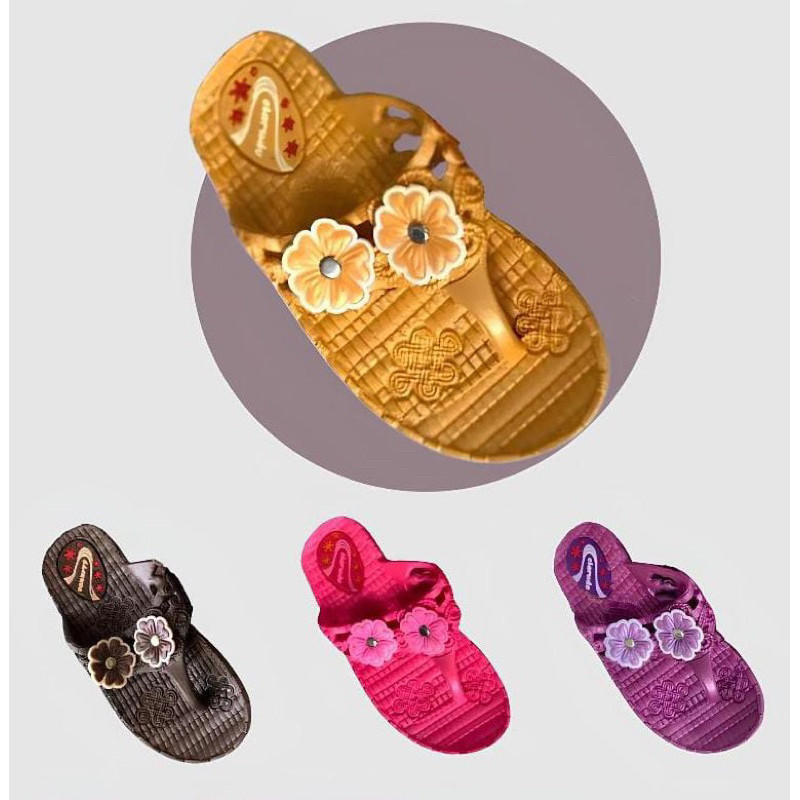 Jual ( SIZE 24-29 )SANDAL JEPIT ANAK KARAKTER BUNGABAHAN KARET NYAMAN ...