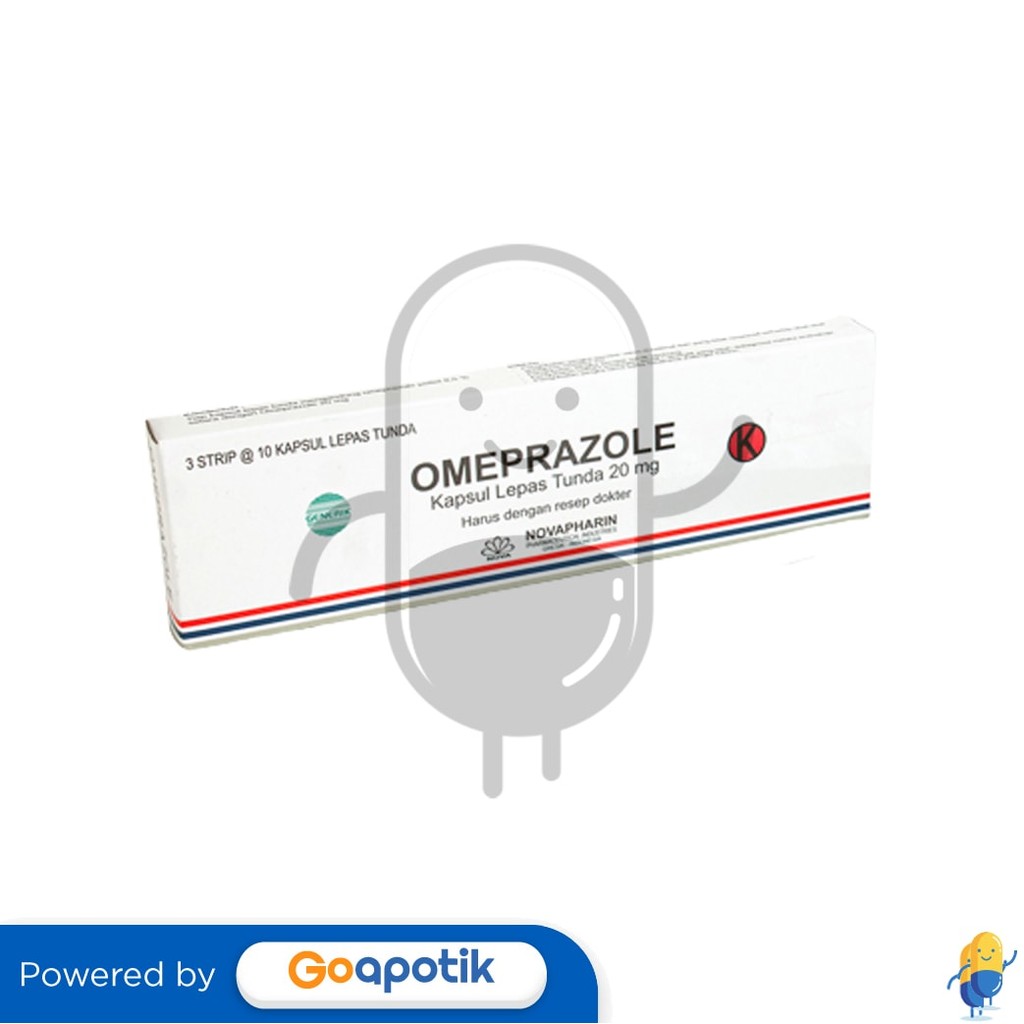 Jual Omeprazole Novapharin 20 Mg Box 100 Kapsul | Shopee Indonesia