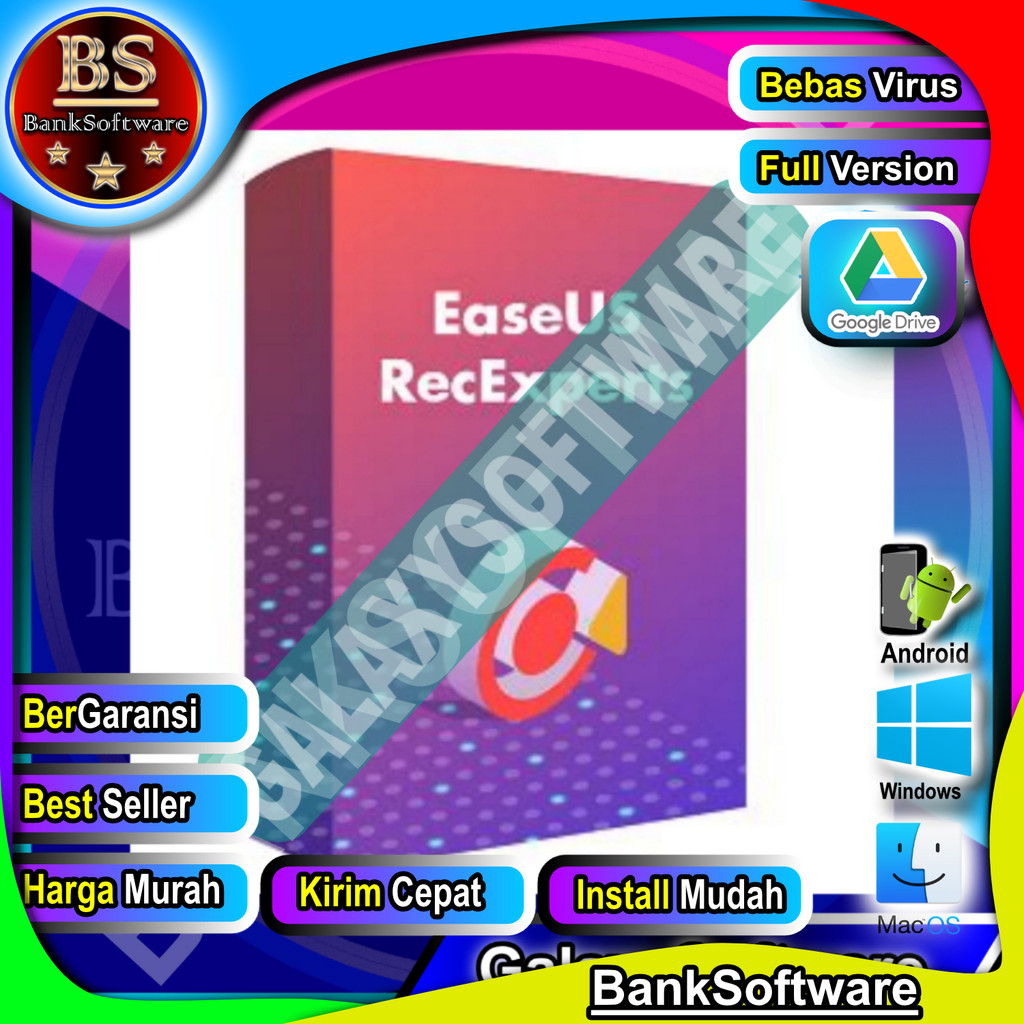 Jual EaseUS RecExperts Pro v4.0.4 2024 Windows Screen Recorder rekam ...