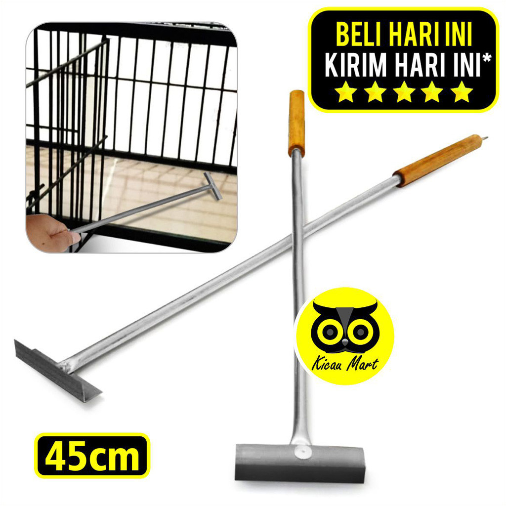 Jual KICAU MART ALAT PEMBERSIH KOTORAN SANGKAR BURUNG GARUKAN ALMUNIUM ...