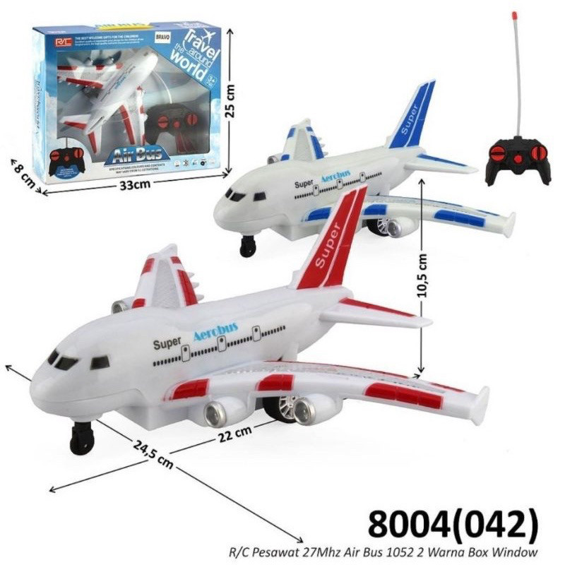 Jual PESAWAT REMOTE CONTROL RC PESAWAT TERBANG AIR BUS RC helikopter ...