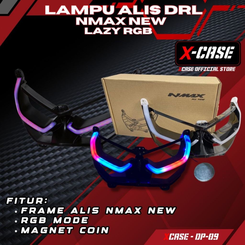 Jual X-Case Lampu Alis Depan Nmax New Drl Lazy Rgb Mode Magnet DP09 | Shopee Indonesia